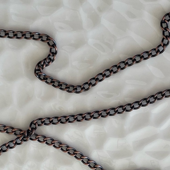 Metal Curb Chain | Office | 4 Of Continuous Metal Chain In Antique ...